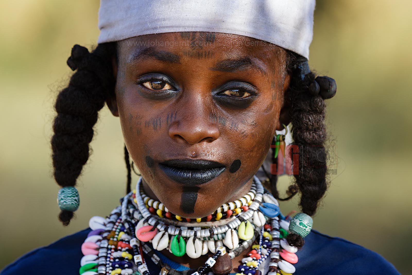 A boy of the Bororo tribe performing during the annual courtship ritual ...