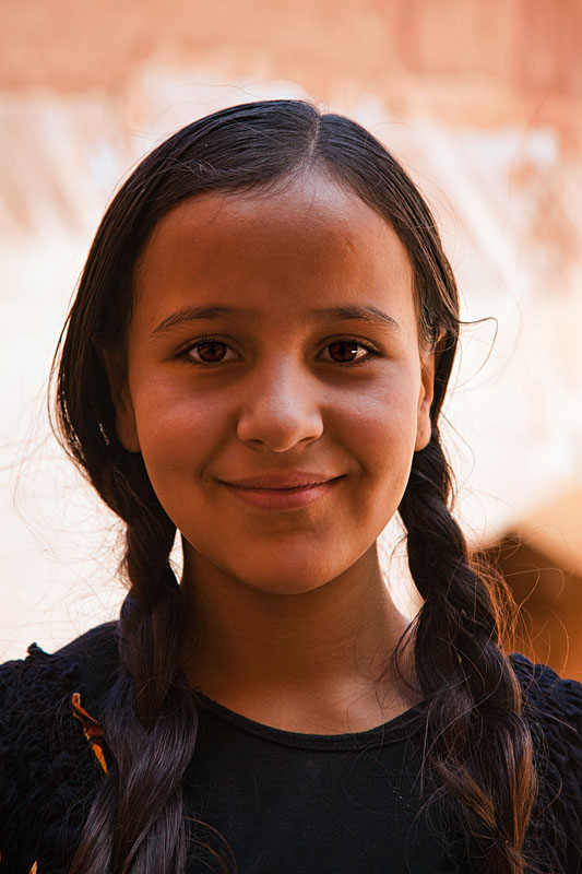 Berber girl from the Dades Valley Morocco
